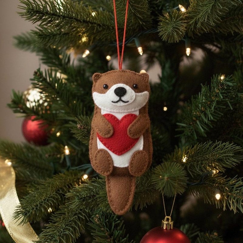 Otter Diy Ornament Kit - Etsy