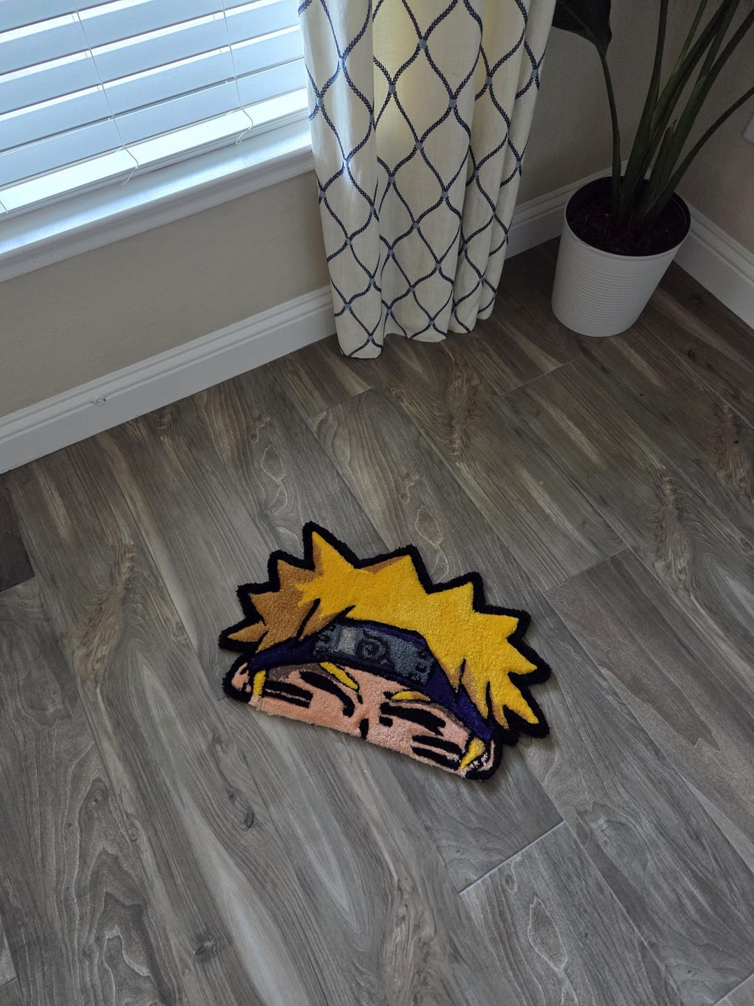 Handmade Naruto Rug: Tufted Anime Carpet, Ninja Home Decor - Etsy