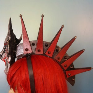 Demon Mohawk Headdress - Etsy