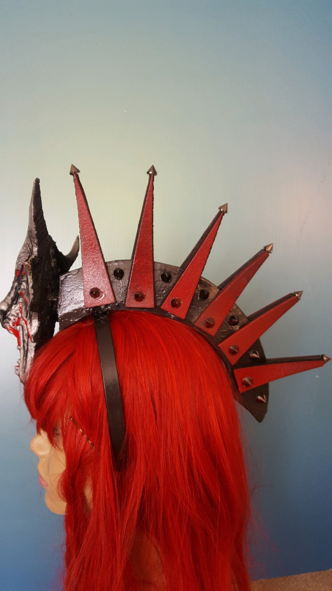 Demon Mohawk Headdress - Etsy