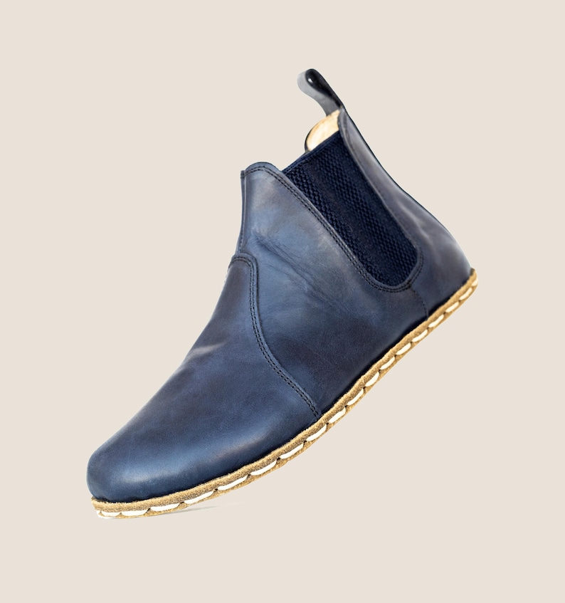 Chelsea Ankle Barefoot Boot Men: Wide Toe Box,handamde, Leather ...