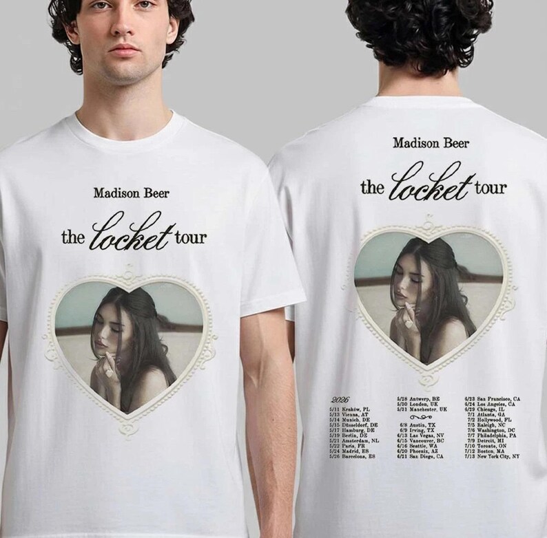 Madison Beer The Locket Tour 2026 World Tour T-Shirt oder Hoodie - Etsy.de
