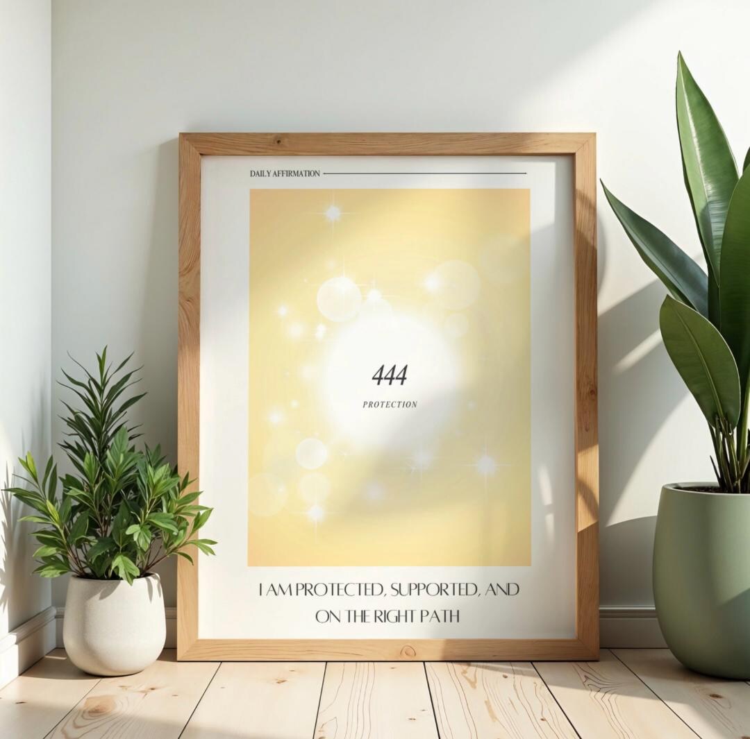 Angel Number 444 Print – “444 Projection & Foundation | Angel Number ...