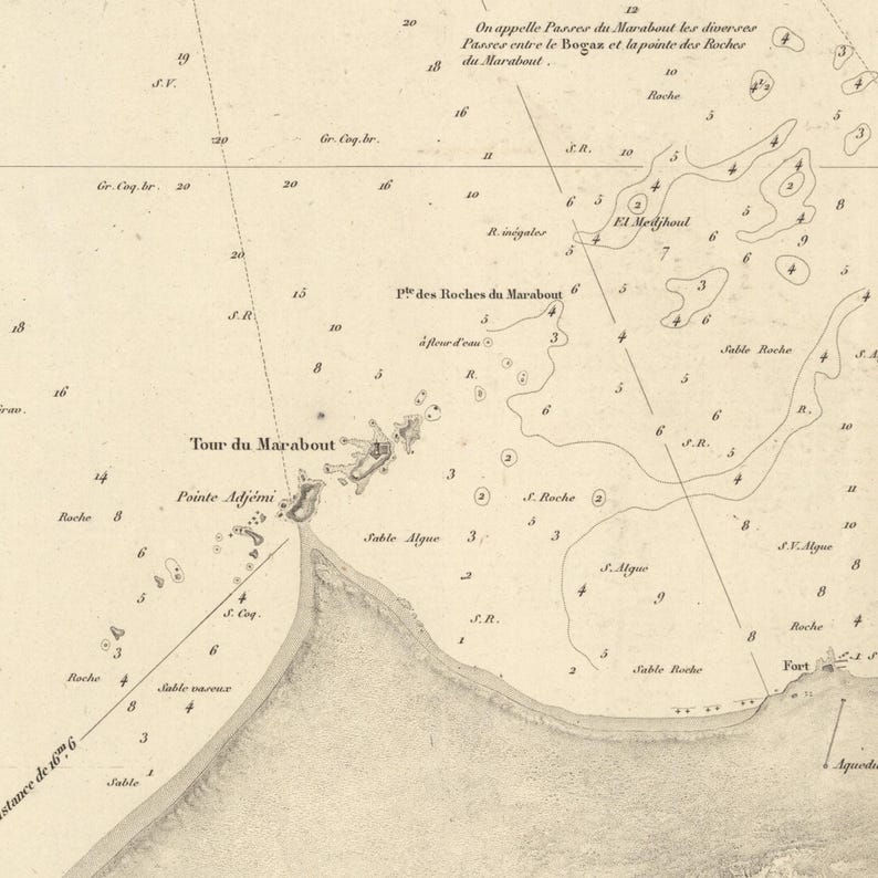 1834 Antique Map of Alexandria Egypt – Carte D’alexandrie – Large ...