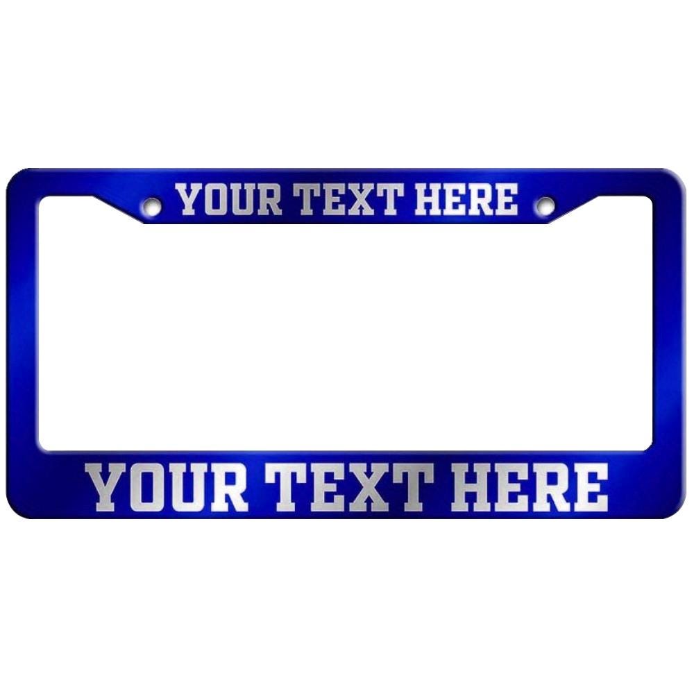 Customizable License Plate Frame Colorful Car Accessory Personalized ...
