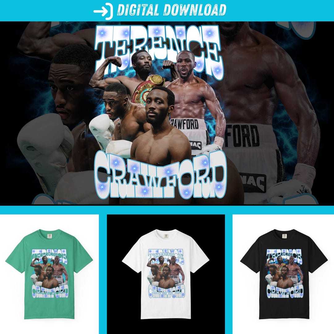Terence Crawford PNG: Boxing Shirt Graphic, Champions, King Boxing ...