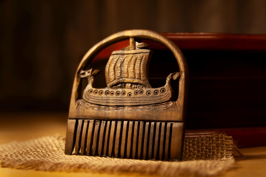 Viking Comb, Carved Comb, Medieval Comb, Wooden Comb, Ancient Comb ...