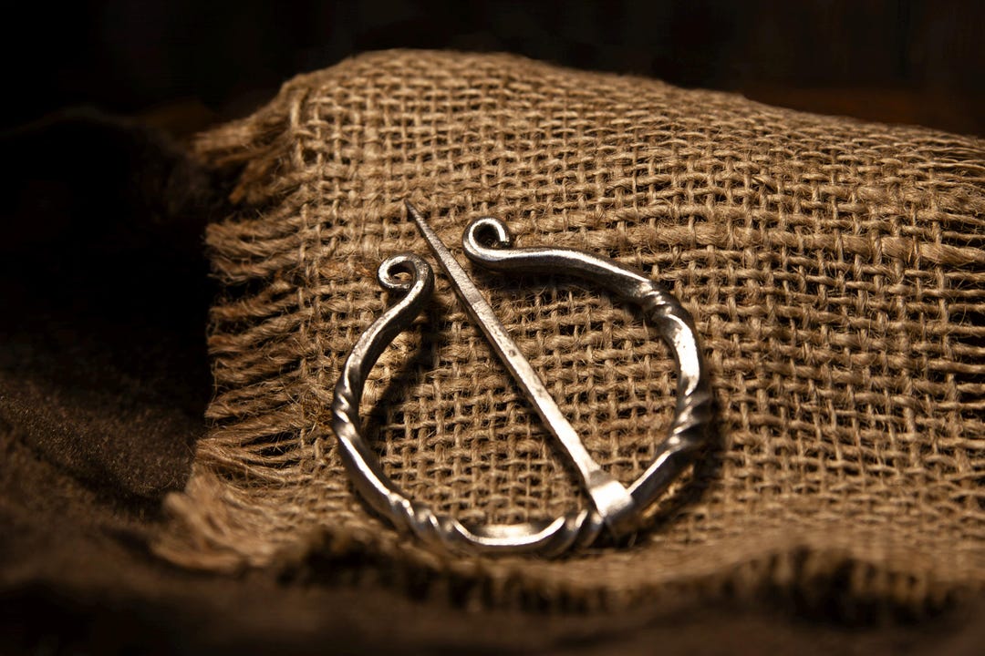 Viking Fibula, Cloak Pin, Cloak Clasp, Norse Brooch, Medieval Brooch ...