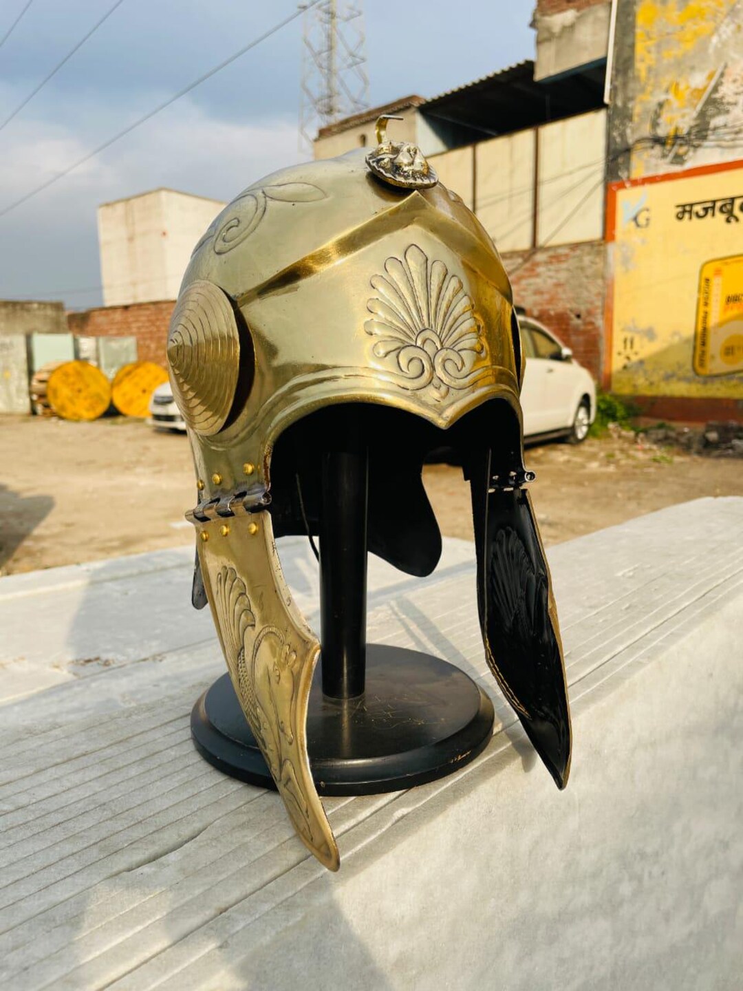 Chaldean Type With Liner and Chin Strap for Larp/costumes/role Plays ...