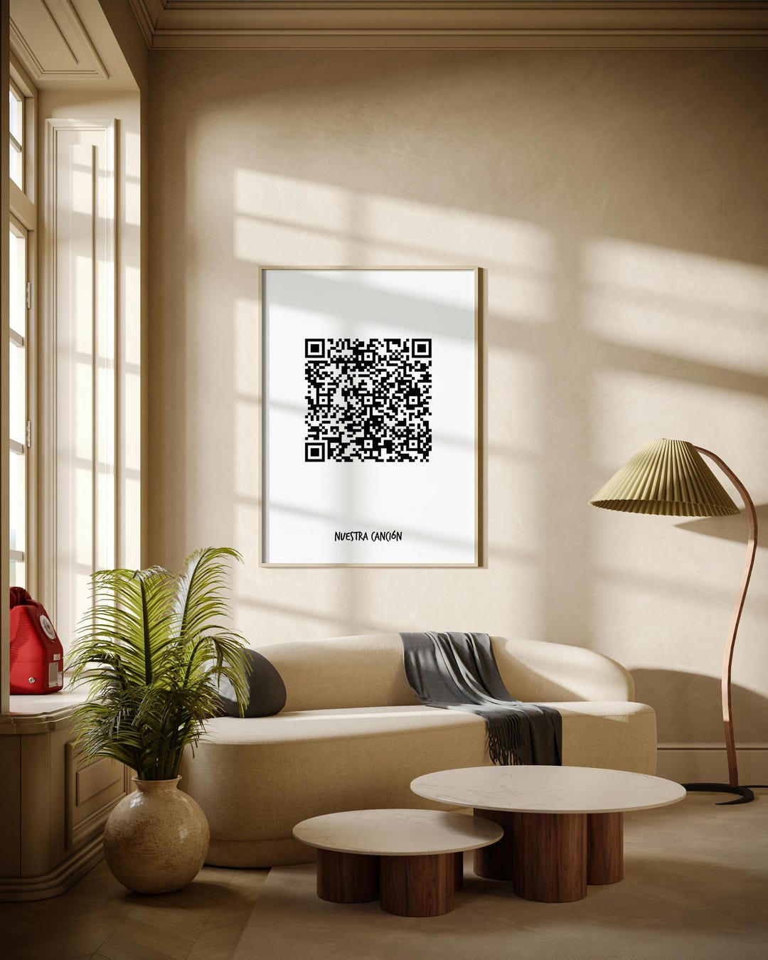 Personalized Song Poster With QR Code | Romantic Music Print ...
