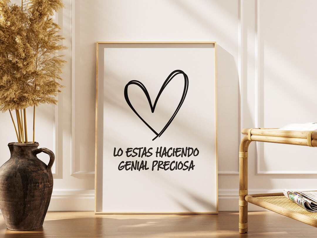 Motivational Poster "you're Doing Great, Darling" | Decorative Print ...