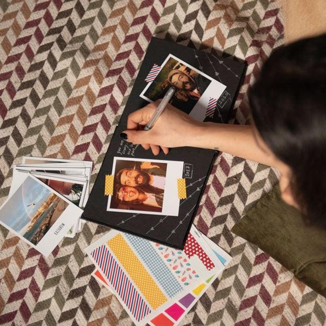 Personalized Memory Album With 20 Polaroid Prints | Scrapbook With ...