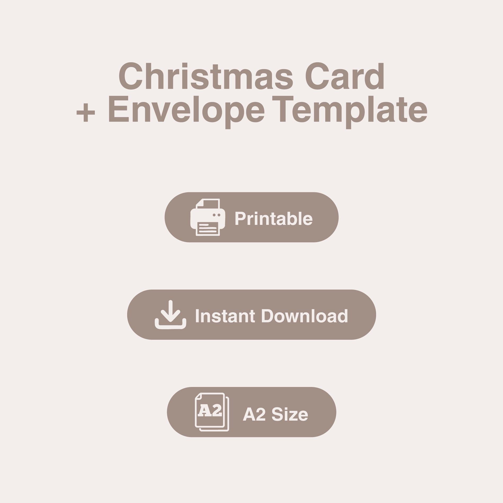 Printable Catholic Christmas Card: Holy Family Nativity Icon (A2 ...