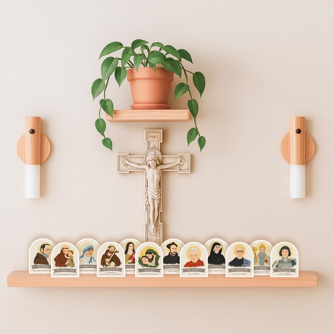 Printable Catholic Saints Mini Altars: Homeschool Activity (A4 + US ...