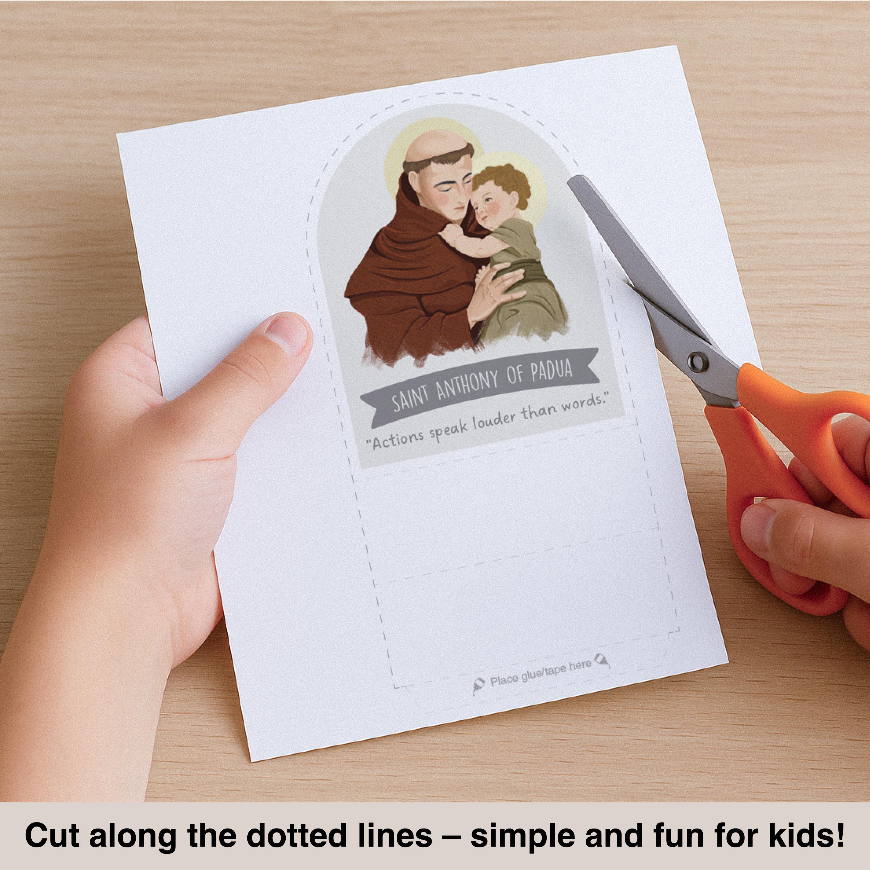 Printable Catholic Saints Mini Altars: Homeschool Activity (A4 + US ...