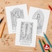 The Crucifixion Coloring Page - Sorrowful Mystery Catholic Coloring ...