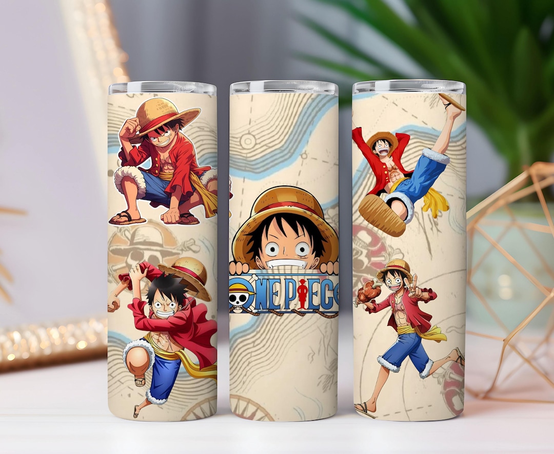 One Piece Anime Tumbler Wrap PNG | 20oz/30oz Sublimation Design ...