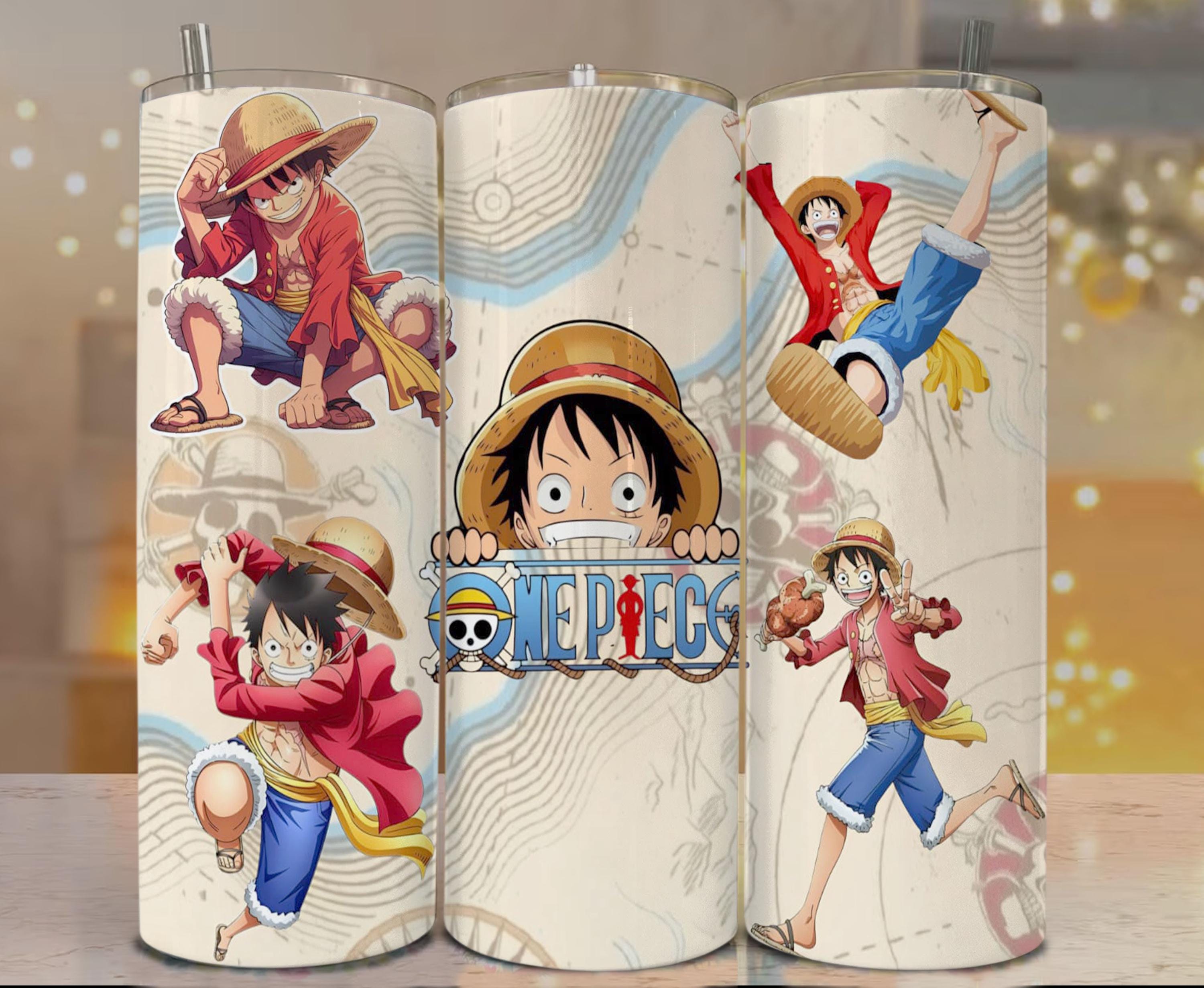 One Piece Anime Tumbler Wrap PNG | 20oz/30oz Sublimation Design ...