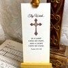 Books of the Bible Bookmark, Red, Yellow and Green Floral, Version One ...