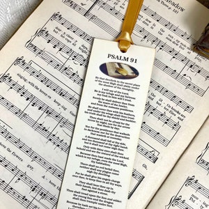 Psalm 91, Christian Handmade Bookmark, He That Dwelleth in the Secret ...