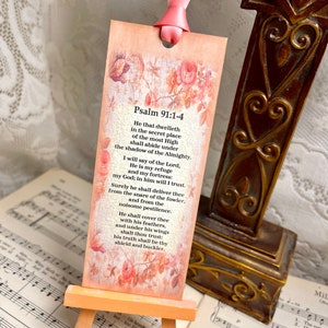 Psalm 91:1-4 Bookmark, the Shadow of the Almighty, Encouragement ...