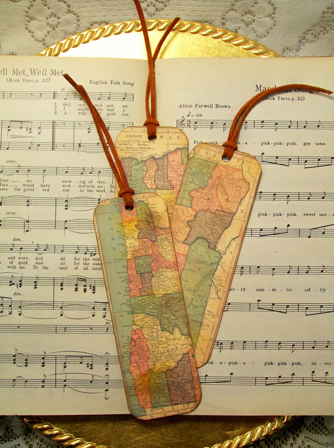 Oregon 1910 Map Bookmarks Historical County Map Bookmarks - Etsy