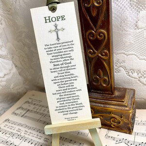 Hope Bookmark, Christian Chipboard Encouragement Bookmarks, Handmade ...
