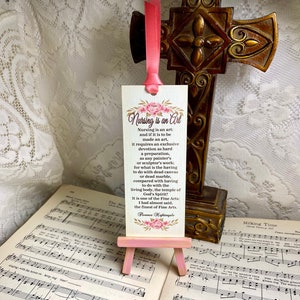 Nursing is an Art Bookmark, ONE Florence Nightingale Bookmark ...