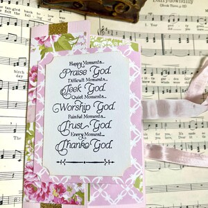 Faith and Prayer Folio, Folio, Scripture Folio, Pink and Green Floral ...