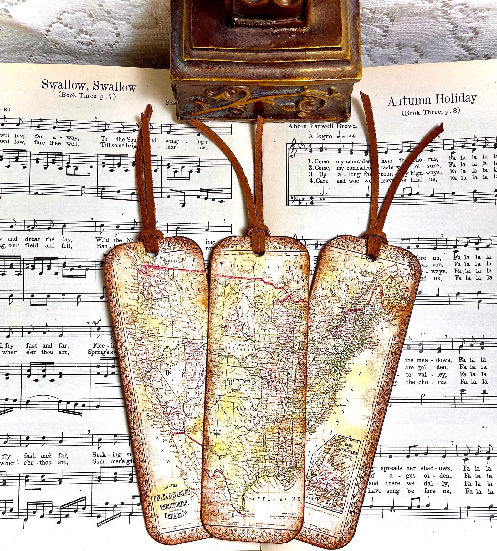 United States Map Bookmarks USA Bookmarks Historical Map - Etsy