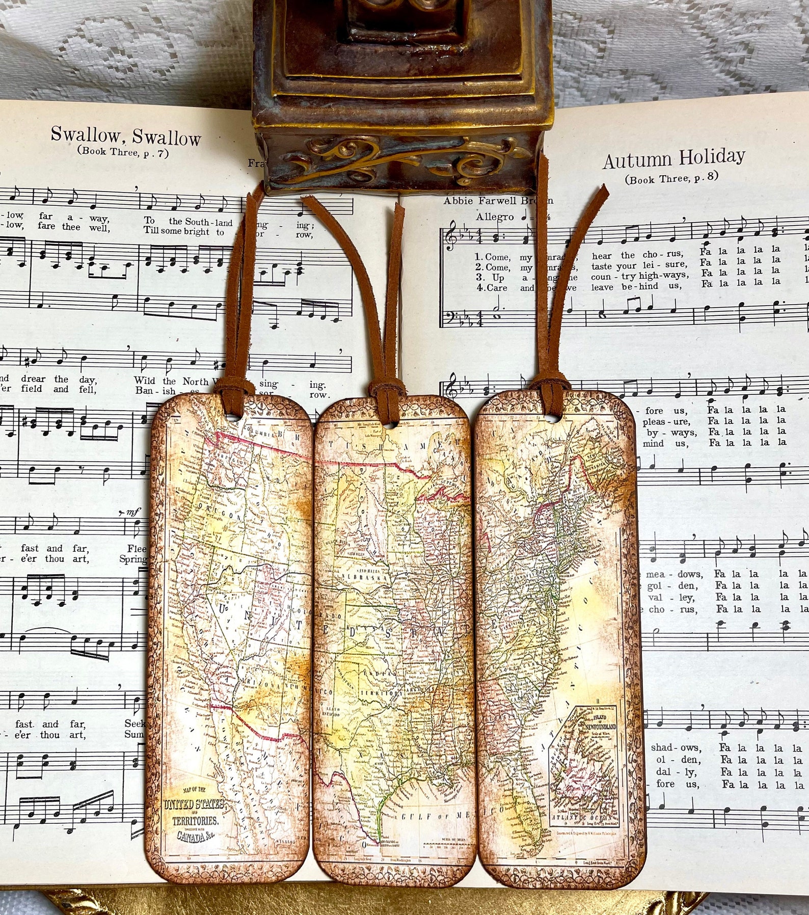 United States Map Bookmarks USA Bookmarks Historical Map - Etsy