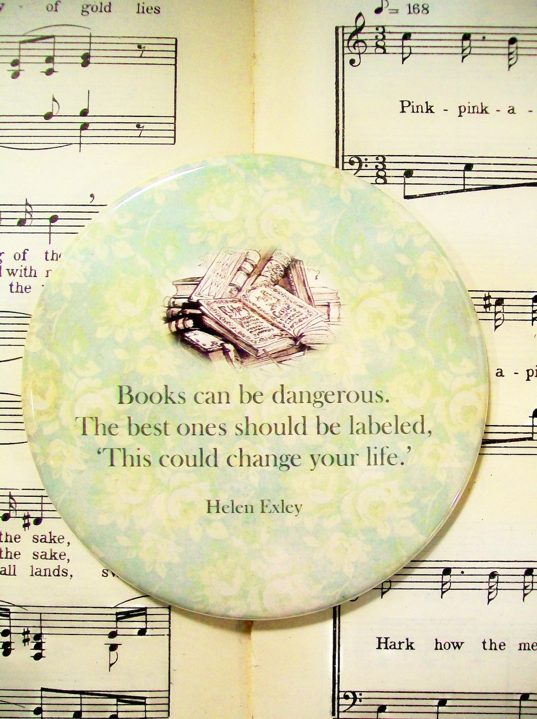 Book Lover's Magnet Helen Exley Quote Large Magnet - Etsy