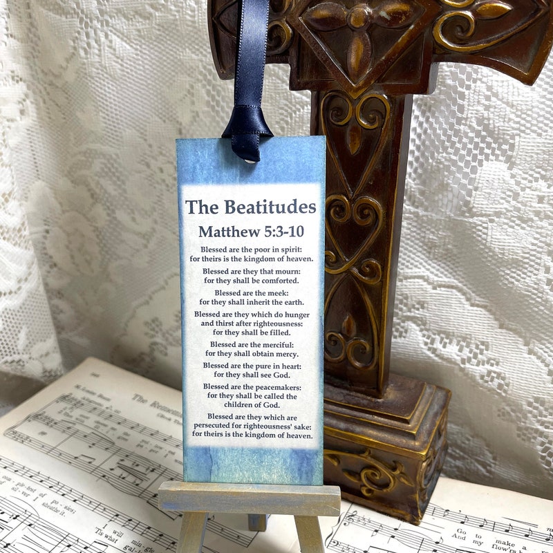 Beatitudes Bookmark - Etsy