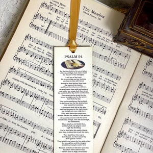 Psalm 91, Christian Handmade Bookmark, He That Dwelleth in the Secret ...