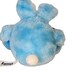 80s Russ Roly Blue Round Small Bunny Rabbit Plush Stuffed Animal Easter ...