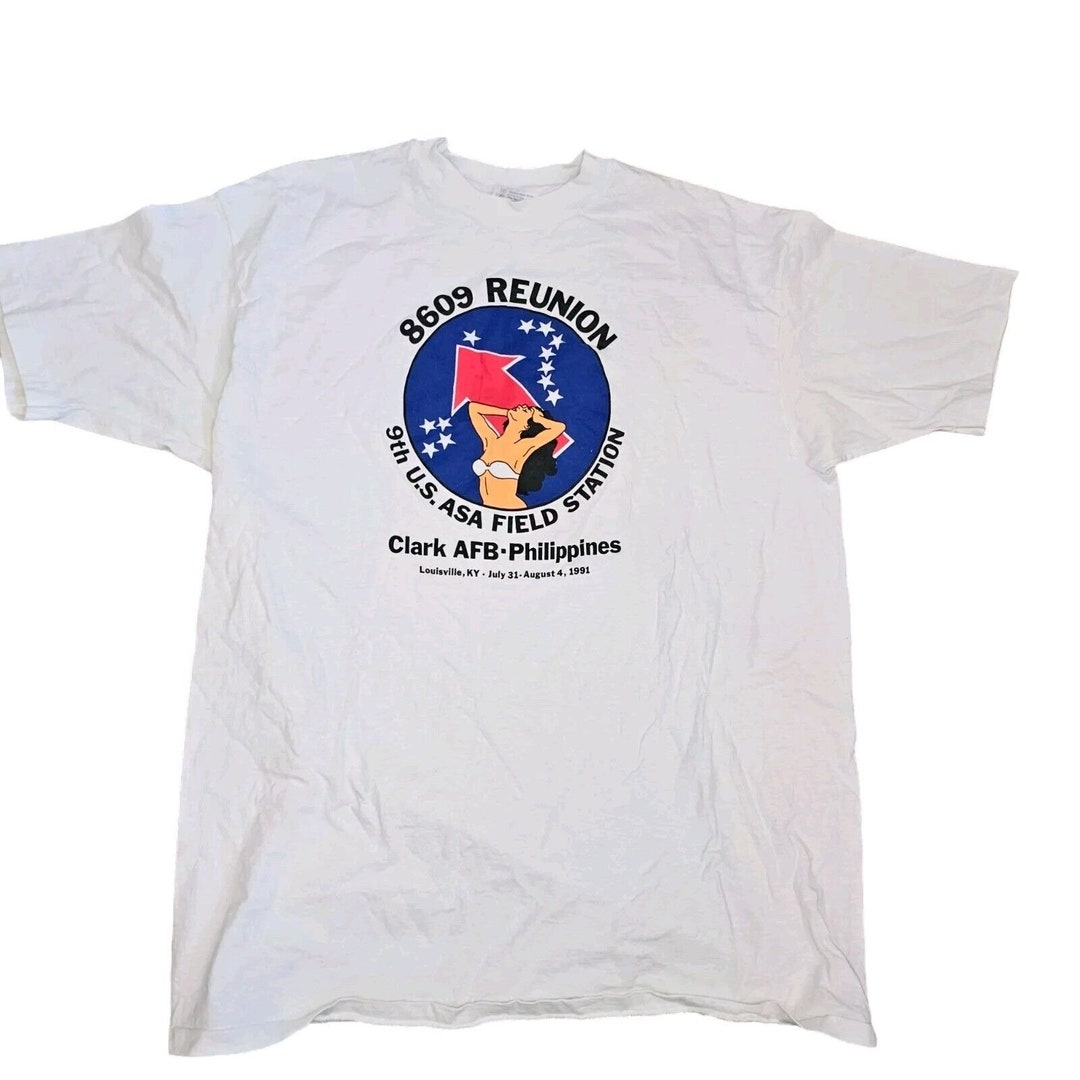 Vintage 90s US ASA Field Station Philippines Reunion 1991 Graphic ...