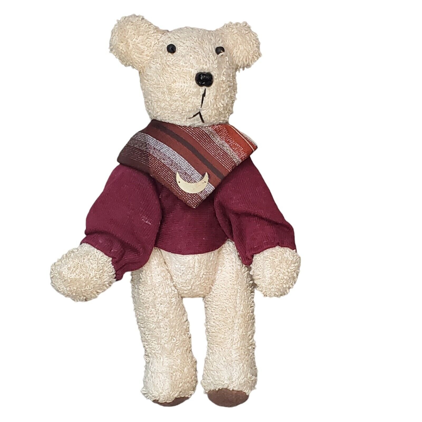 Handmade Terrycloth Articulated Jewish Teddy Bear Wearing Kippah 9" - Etsy