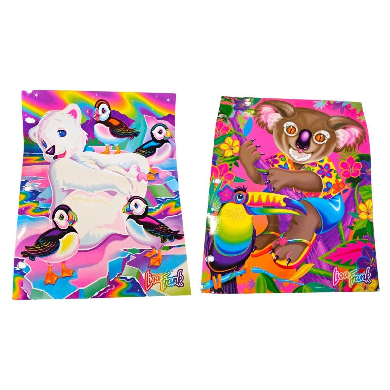 Lisa Frank Folder - Etsy