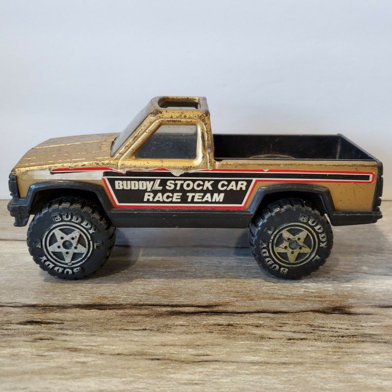 Vintage Diecast Buddy L Nylint Bronco Racing Team Truck 1982 Metal Body ...