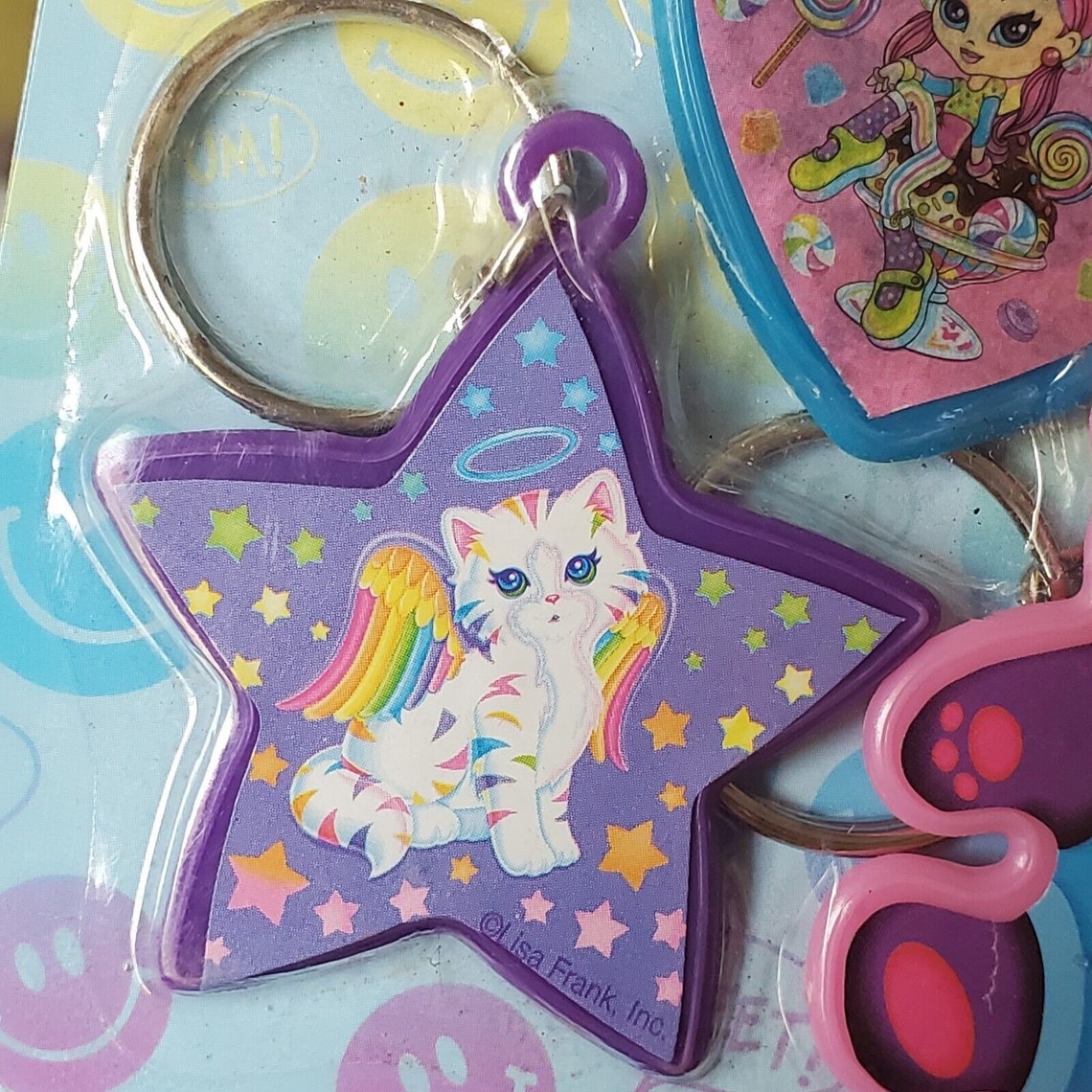 Y2K Early 2000s Lisa Frank Notebook Keychains Set of 5 Open Package ...