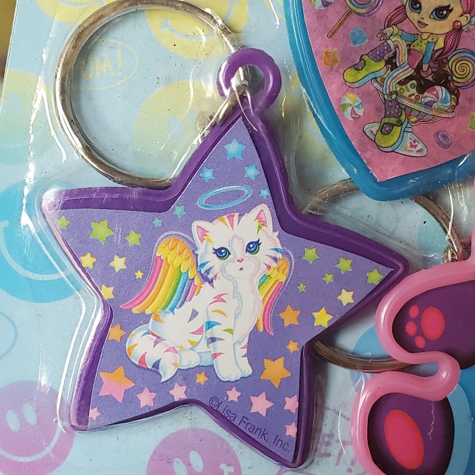 Y2K Early 2000s Lisa Frank Notebook Keychains Set of 5 Open Package ...