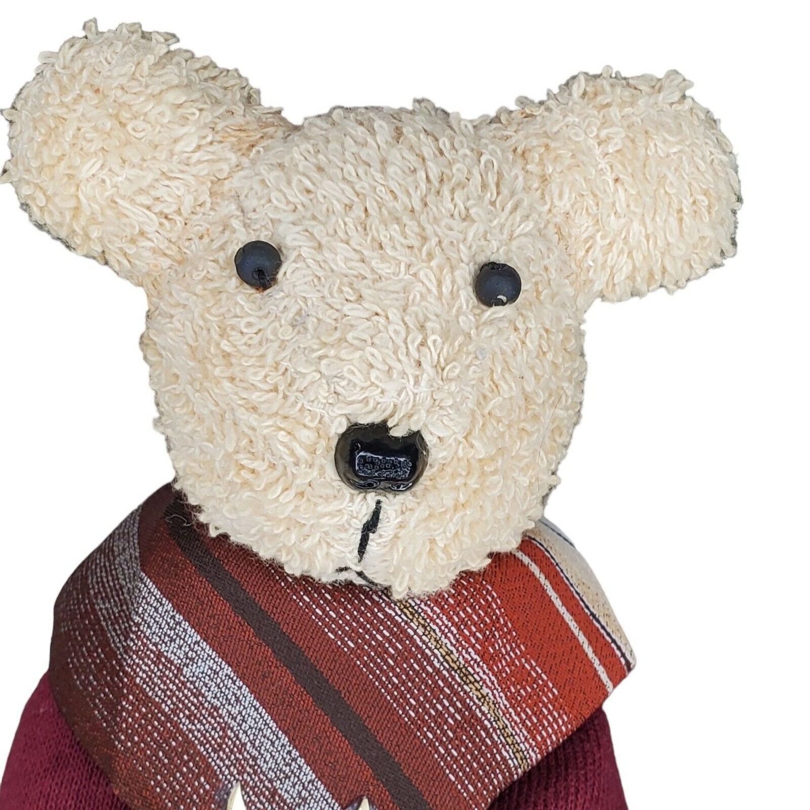 Handmade Terrycloth Articulated Jewish Teddy Bear Wearing Kippah 9" - Etsy