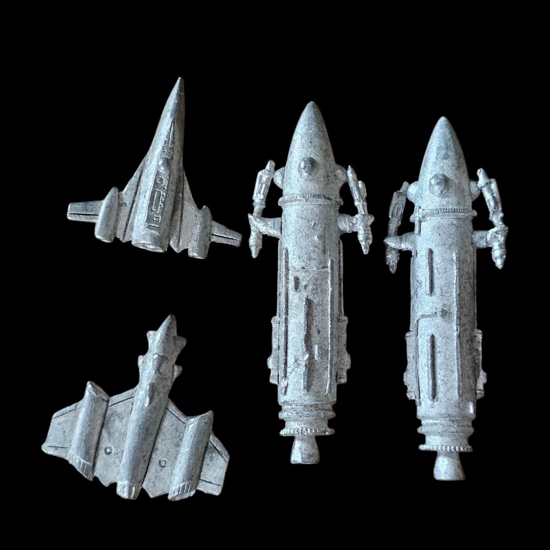 VTG 80s Star Frontiers Sathar Ships TSR Pirate Frigates Scout Lot of 4 ...