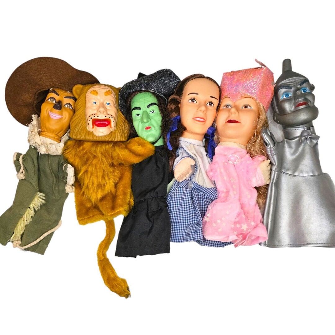 Vintage 1988 Lot of 6 MGM WIZARD of OZ 50th Anniversary Puppets ...