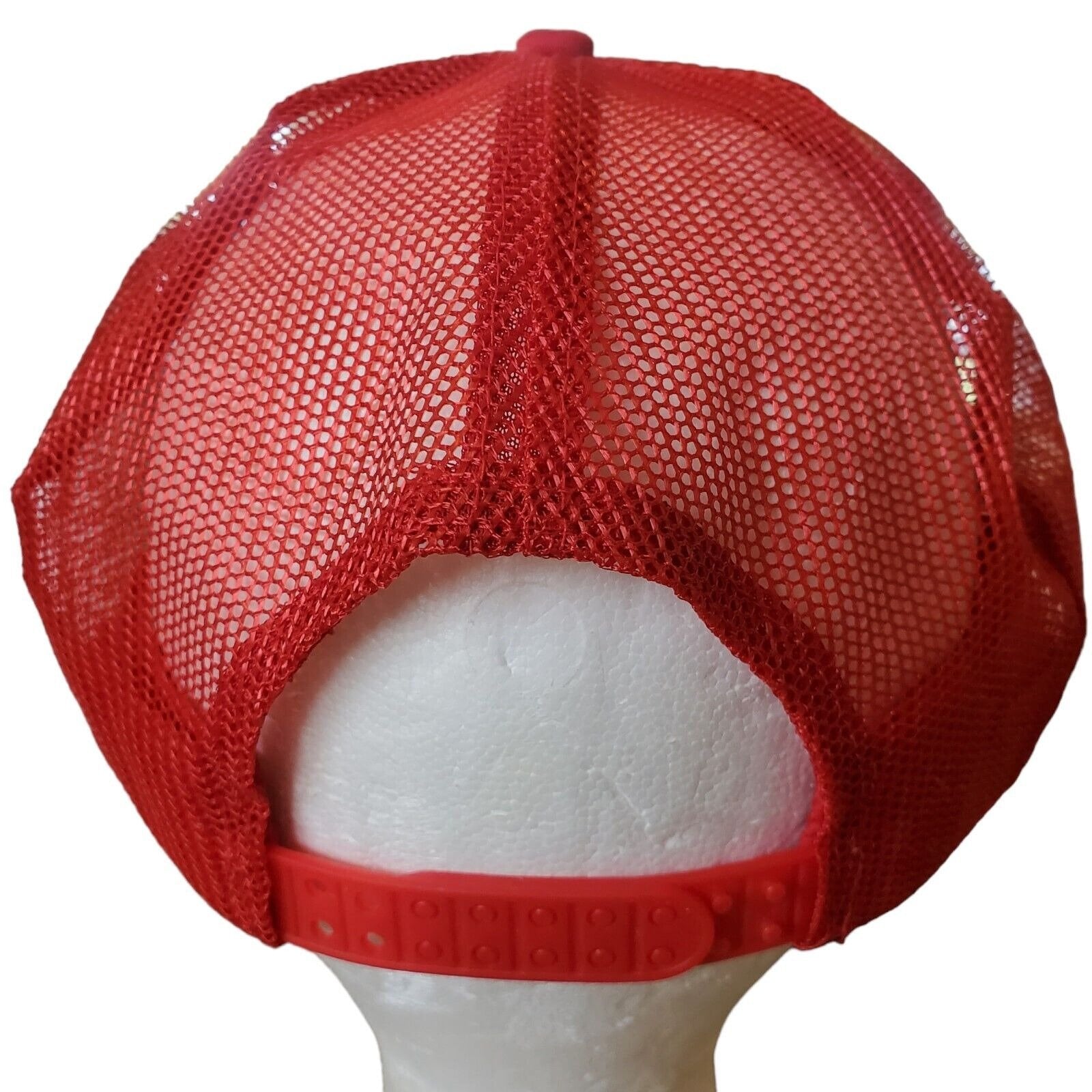 Vintage 80s Mesh Trucker Rope Hat Latin Do You Want A Cold One Red ...