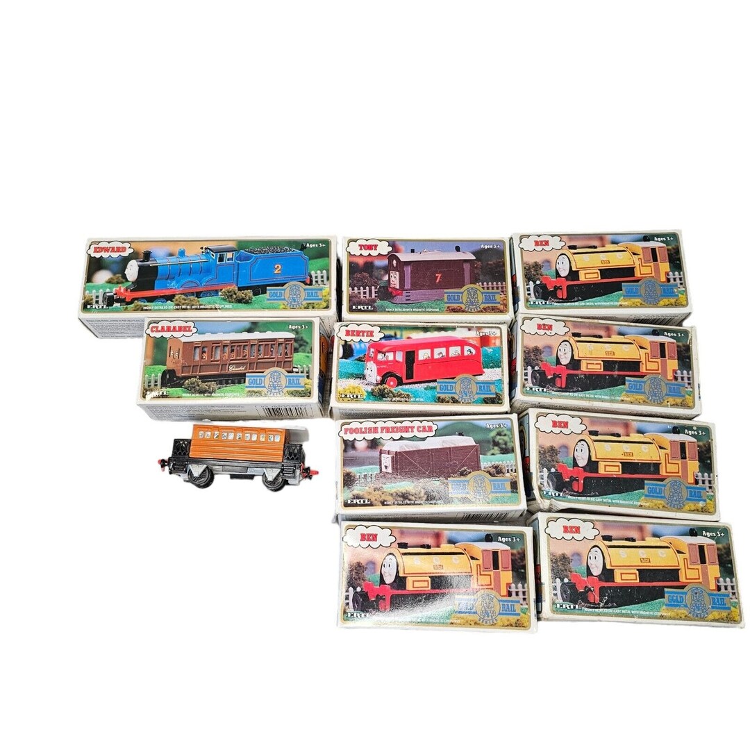 VTG 90s 11 Ertl Thomas Train Friends Engines Gold Rail Series Magnetic ...