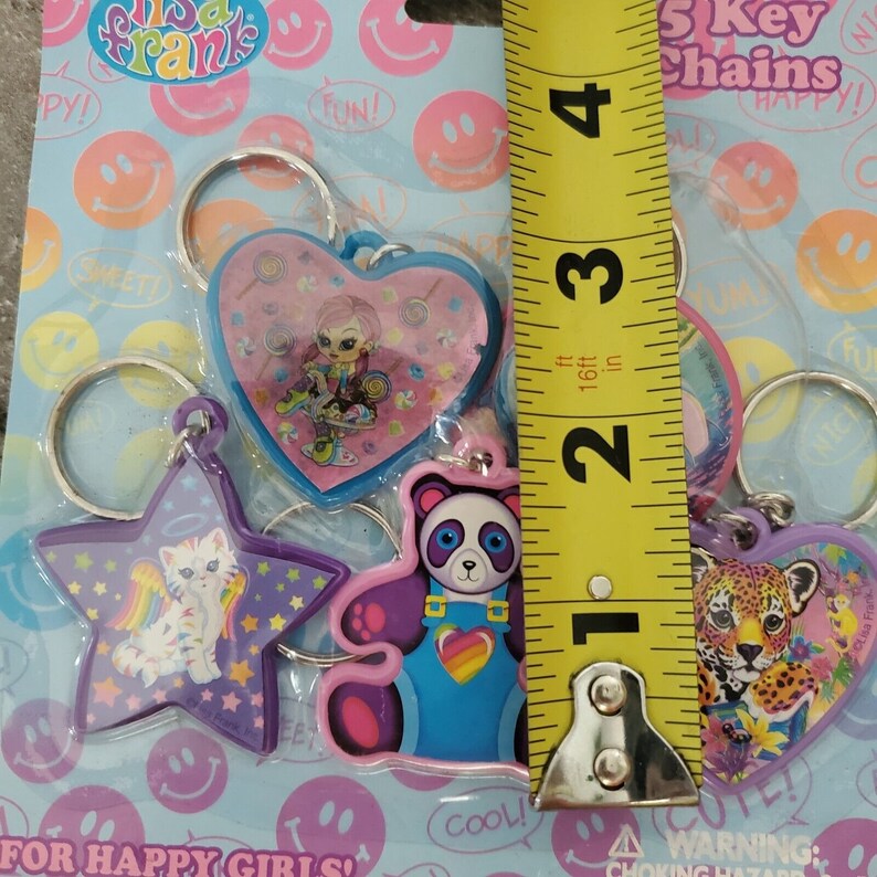 Y2K Early 2000s Lisa Frank Notebook Keychains Set of 5 Open Package ...