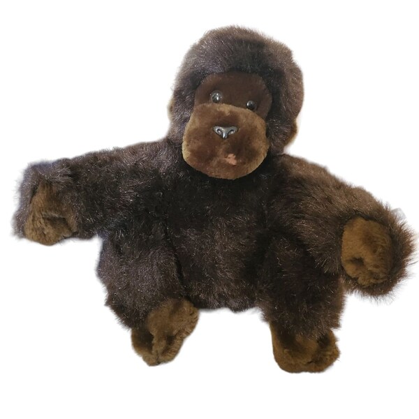 1980s Plush Monkey - Etsy