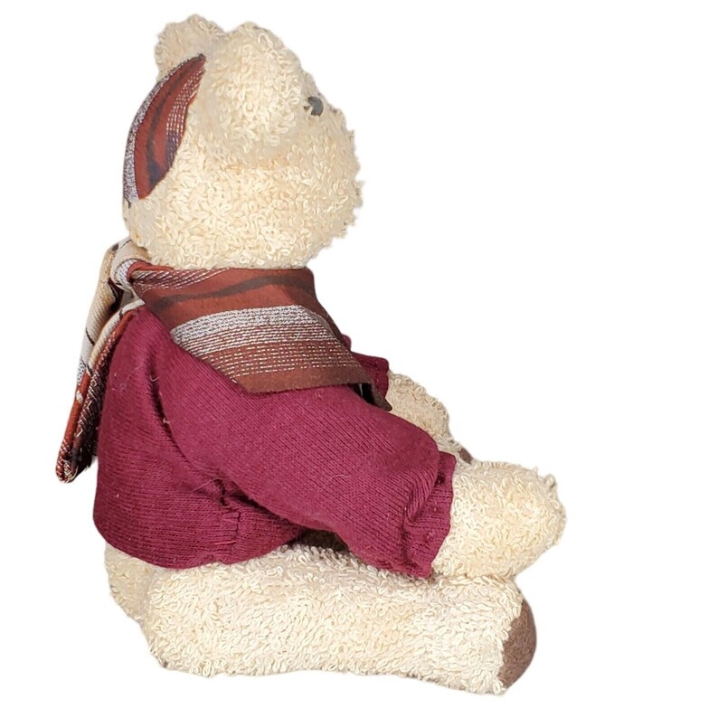 Handmade Terrycloth Articulated Jewish Teddy Bear Wearing Kippah 9" - Etsy