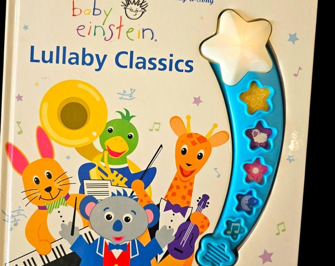 VTG Baby Einstein Lullaby Classics Musical Nightlight Book Works Lights ...